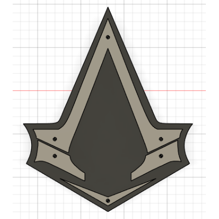 📛 Assassin’s Creed Syndicate Badge・ STL File for 3D printing・Cults