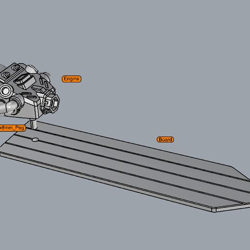 🤖 Surfboard for Legacy Beachcomber from Skybound Comics・ 3D File for 3D ...