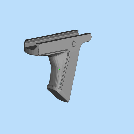 🗺️ 65 CCL Precision Engineering Grip AUS-6 Mini Foregrip Rail Tactical ...