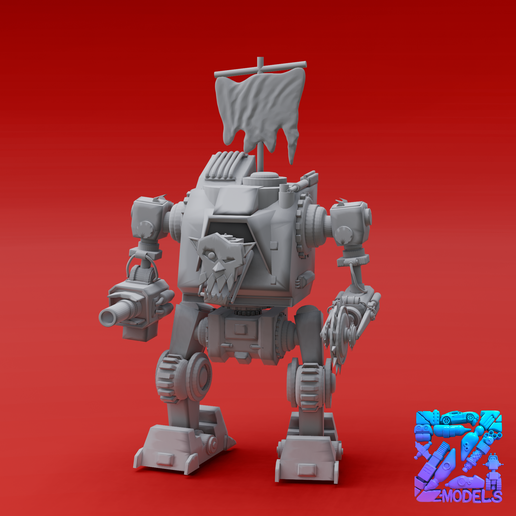 3D file Rebel Grotz - Red Gobbo Mecha 🆓 ・3D printable design to ...