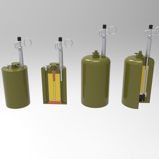 👽 OZM-3 and OZM-4 Anti-Personnel Mines・ STL File for 3D printing・Cults