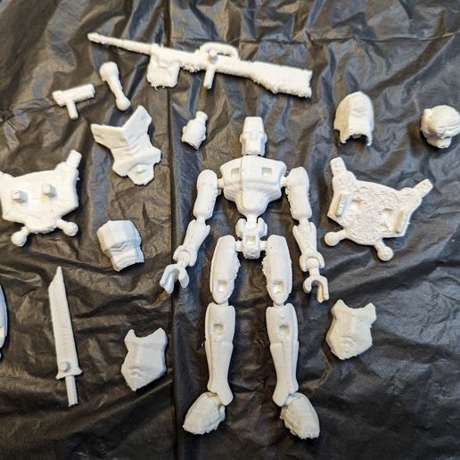 🛰 Space Soldier Action Figure・ STL File for 3D printing・Cults