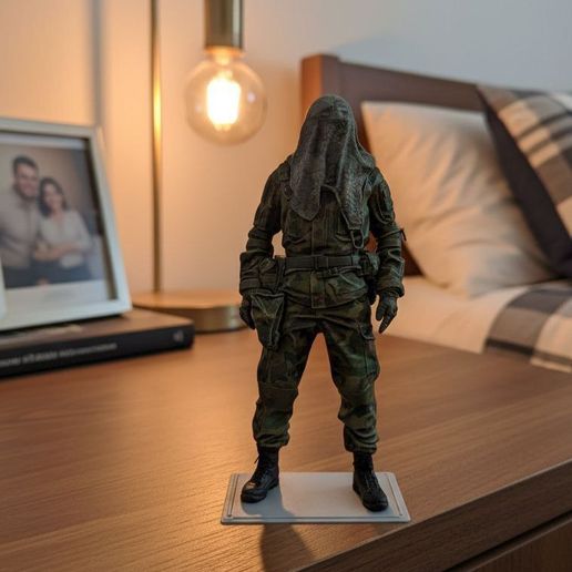 👻 Special Purpose Ghost Figure: Full Camouflage・ 3MF File for 3D ...