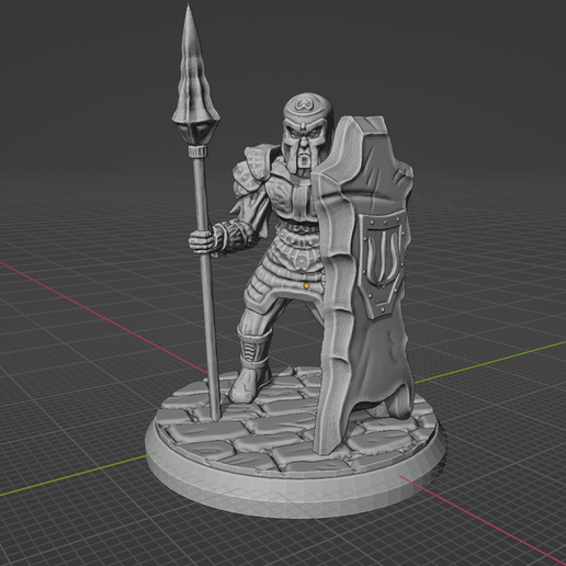 🫡 Soldier miniature・Free STL File for ・Cults