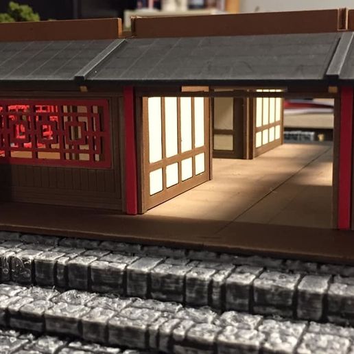 Free STL file Geisha House Window Screen 🏠 ・3D printable model to ...