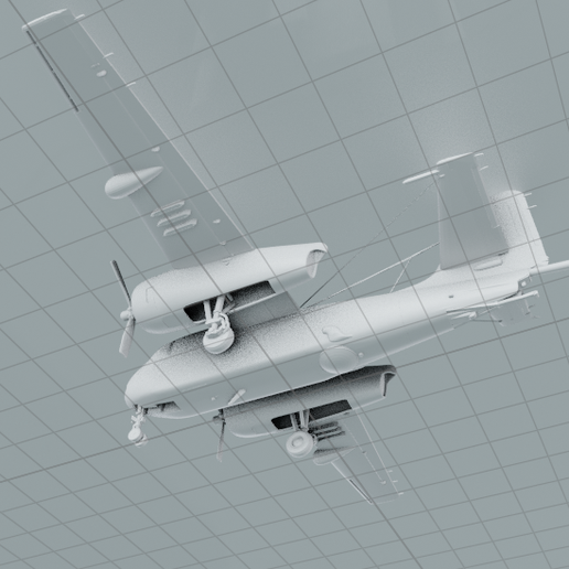 ️ Grumman S-2 S2F Tracker Anti-Submarine Warfare Aircraft Model・ STL ...
