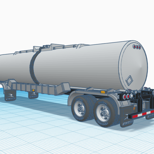 🚐 HO SCALE CHEMICAL TRAILER・ STL File for 3D printing・Cults