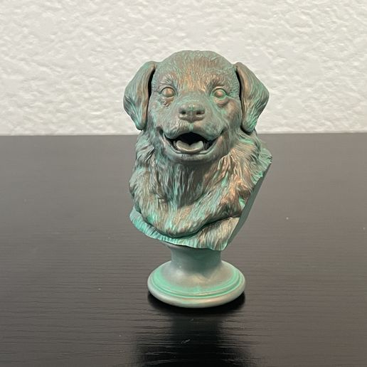 👤 Australian Shepherd Bust・ STL File for 3D printing・Cults