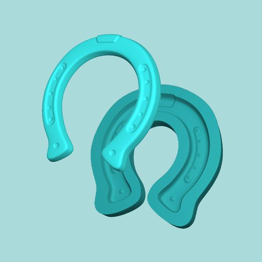 🐎 Horse Footstep - Silicone Mold -Template・ STL File for 3D printing・Cults