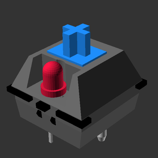 🍒 Cherry MX Style Switch Reference・Free 3D File for ・Cults