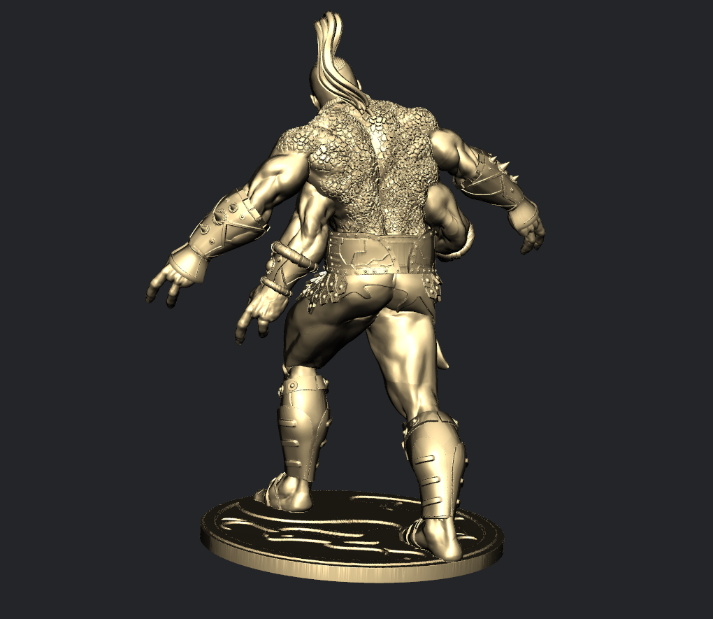 Archivo STL gratis Goro 3D modelo STL FBX 3mf archivo para 3D Print CNC router tallado modelo de ...