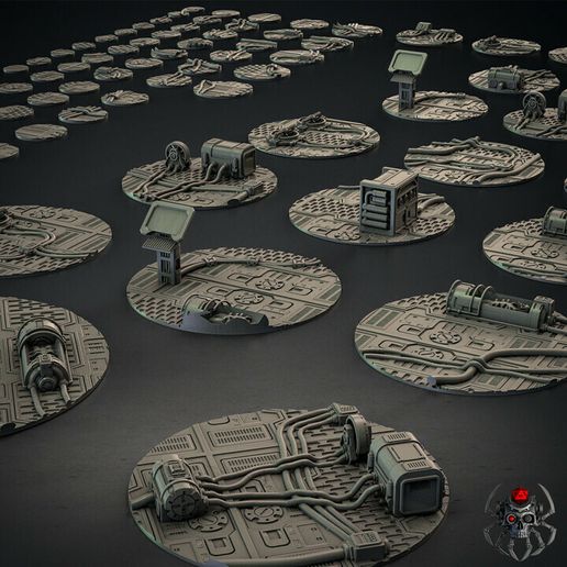 🎲 Sci-fi Base Set・ 3D File for ・Cults