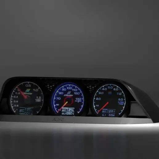 STL file Triple Gauge Pod 62/60/52mm gauges 🛞 ・3D printing idea to ...