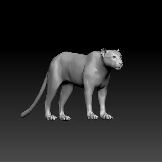 👾 panther - Black panther 3d model for 3d print・ STL File for 3D ...