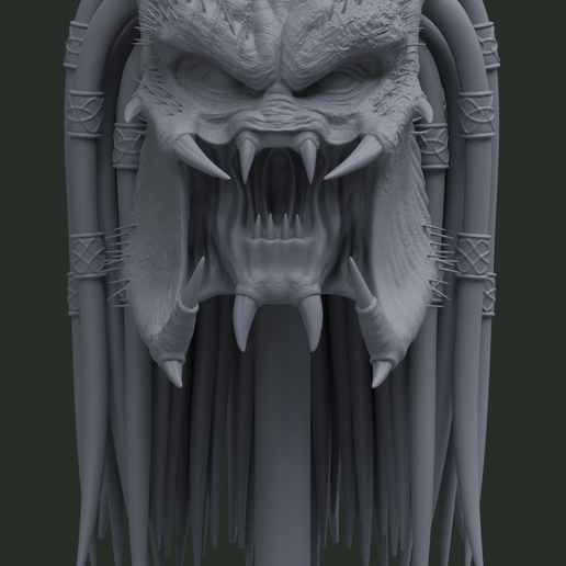 🎬 Predator head・ STL File for ・Cults