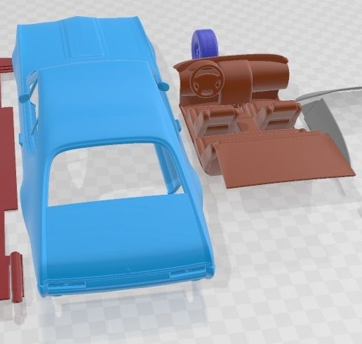 🚗 Oldsmobile Cutlass 442 3817 Holiday Coupe 1966 Printable Car・ 3D File ...