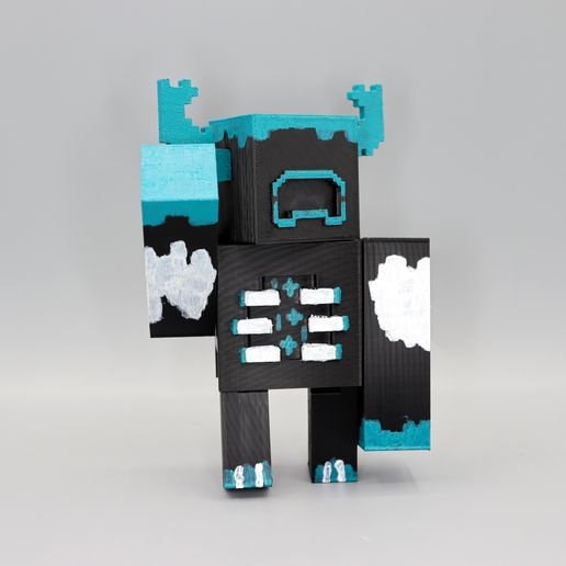 🖼️ Warden fully articulated・ STL File for ・Cults