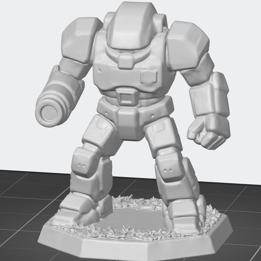 🤖 Mech Warrior Atlas 3D printable model・Free STL File for 3D printing・Cults