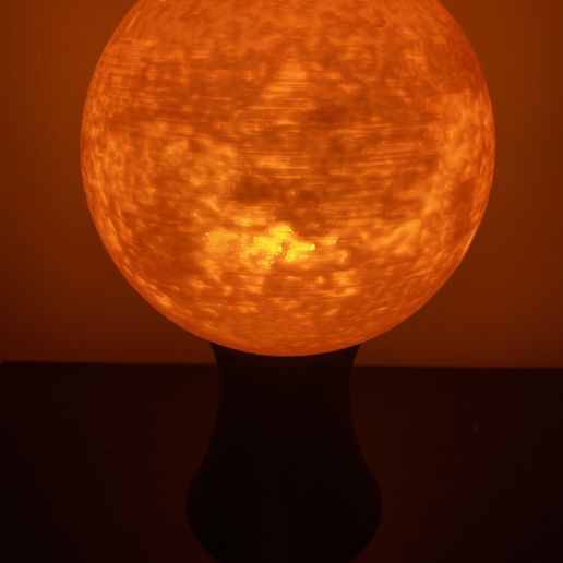 ☀️ Ultra realistic Sun lamp・ STL File for ・Cults