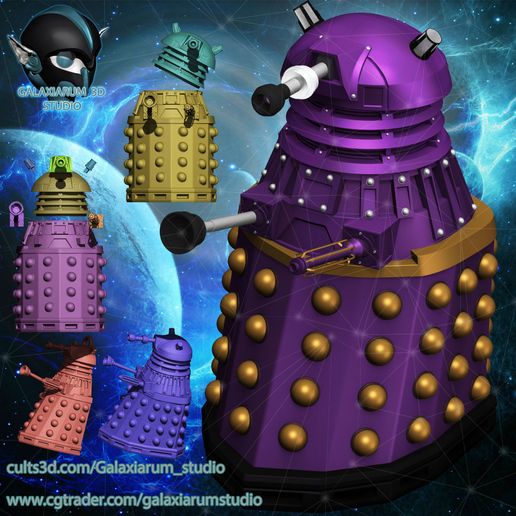 dalek 3d animation
