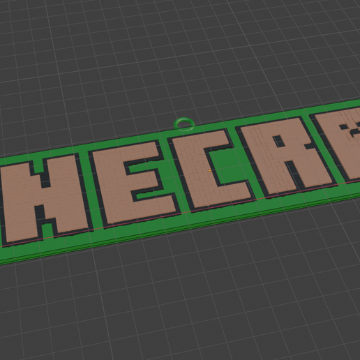 🗝️ Minecraft keychains・ OBJ File for 3D printing・Cults