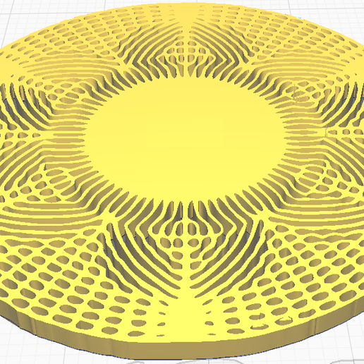 🎨 Cymatic pattern for 963Hz・ 3D File for ・Cults