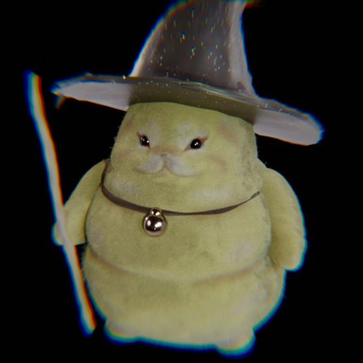 Free STL file Hechicero Panzón / Wizard Cat meme 🐱 ・3D printer model to ...