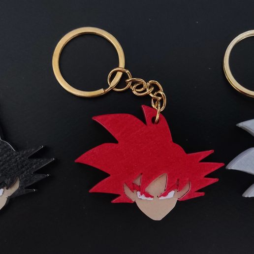 STL file Goku Keychain 🗝️ (3MF and GCODE)・3D printable model to ...