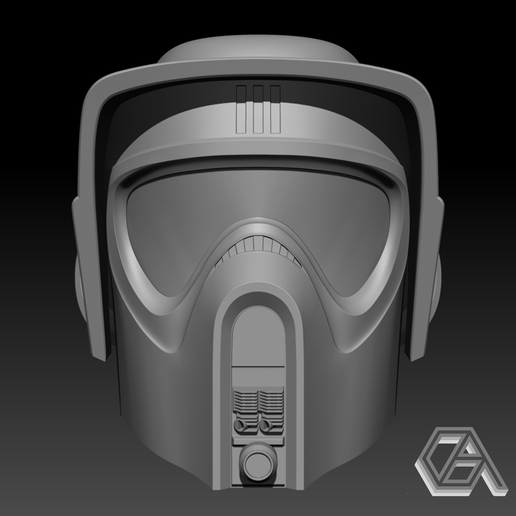 ⭐ Star Wars - Scout Trooper Helmet・ 3D File for ・Cults