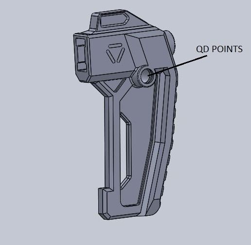 🔫 Strike Industries Single folding stock 2 versions・ STL File for 3D ...
