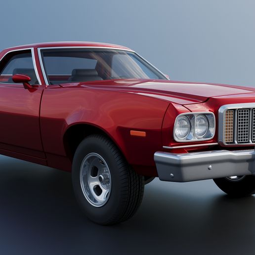 🚗 Ranchero 1974・ 3D File for 3D printing・Cults