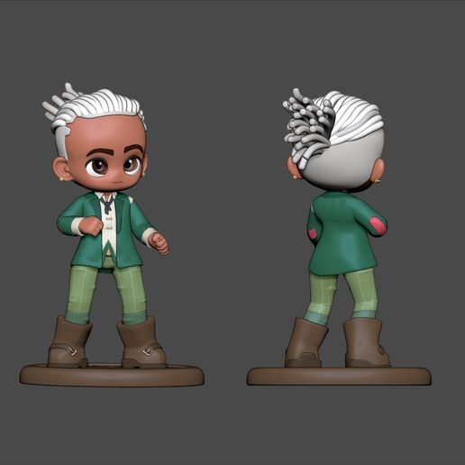 STL file Ekko_Arcane_chibi 👾 ・Design to download and 3D print・Cults