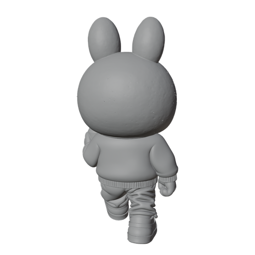 😡 Angry Bunny Kid with Soda – STL + GLB – 3D Printable Stylized Urban ...