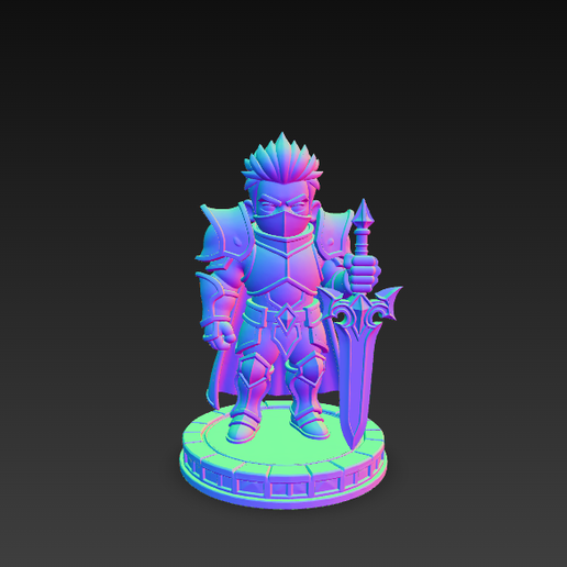 🪄 Magic gladiator・ STL File for 3D printing・Cults