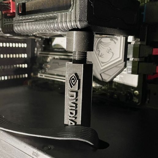 arquivo STL SOPORTE NVIDIA PLACA DE VIDEO 💻 ・Modelo para baixar e ...