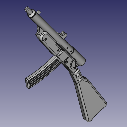 🔫 VG-1 RIFLE PROP GUN DIORAMA PROTOTYPE CONCEPT・ STL File for 3D ...