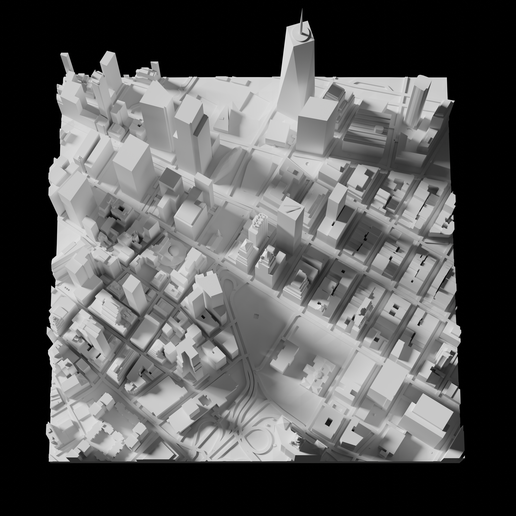 🆕 New York City 3D Print File | STL file for 3D printing | 3D Map of ...