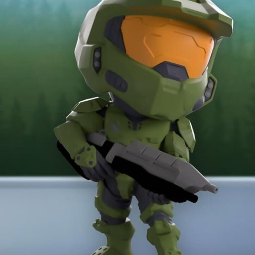 😇 Master Chief HALO・ STL File for 3D printing・Cults