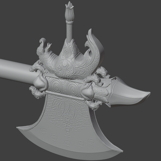🪓 Erlang's axe - Black Myth Wukong・ STL File for 3D printing・Cults