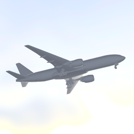🪰 Boeing 777・ 3D File for 3D printing・Cults