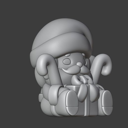 STL file Santa 🎅 ・3D printer model to download・Cults