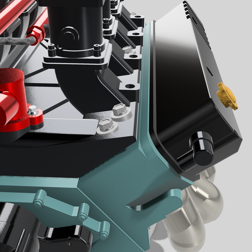 🏎️ Holden 304 ITB Injected Engine 3x stack styles・ STL File for 3D ...