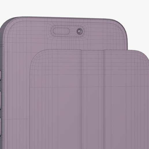 📱 iPhone 15 Pro Max Natural Titanium・ STL File for ・Cults