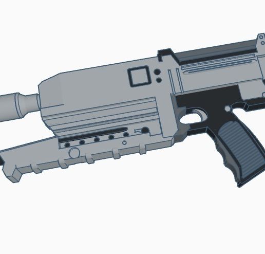 🔫 PLASMA TERMINATOR RIFLE・ STL File for 3D printing・Cults