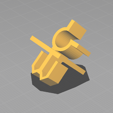 STL file Grapa para sostener barilla de cofre universal 🚙 ・Template to ...