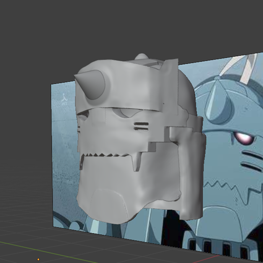 🪖 Alphonse Elric helmet Fullmetal Alchemist・ STL File for 3D printing・Cults