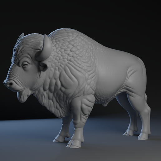 🐃 Buffalo・ 3D File for 3D printing・Cults