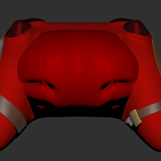 🔙 Deadpool back for standard Xbox controller (battery cover).・ OBJ File ...