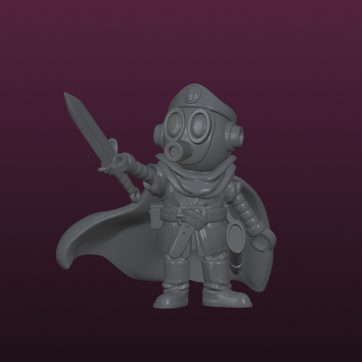 OBJ file Tori robot from dragon quest by Akira Toriyama 🤖 ・Template to ...