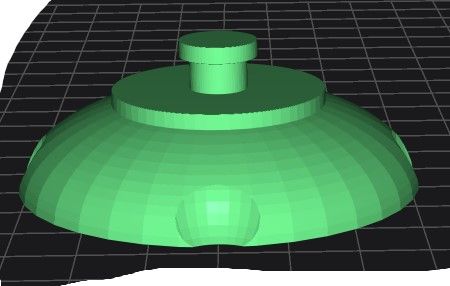 STL file Technical 3D model with cylindrical structures and circular ...